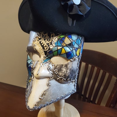 Original Venetian Mask of the Commedia Dell'arte Hand Painted by Expert ...