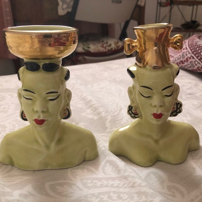 Napco / Vintage Rare Napco Pair Capering Calves / 1950s Pair - Etsy