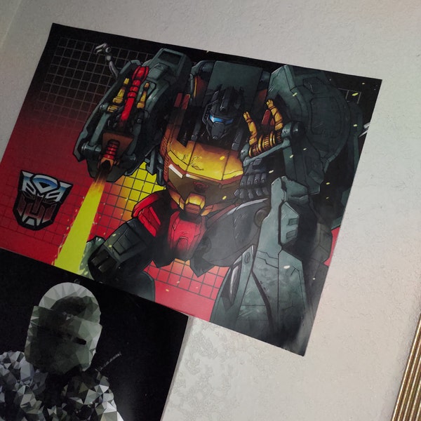 Transformers - Grimlock - A3 Print - Etsy