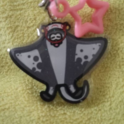 Big Man Deep Cut Splatoon 3 Phone Charm Strap Keychain Sparkle Epoxy - Etsy