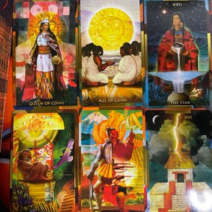 Kabbalistic Tarot Deck Divination Cards Unique Illustrated - Etsy