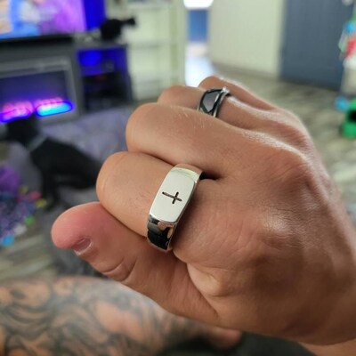 Christian Fish Ring in Sterling Silver Sterling Silver Jesus - Etsy