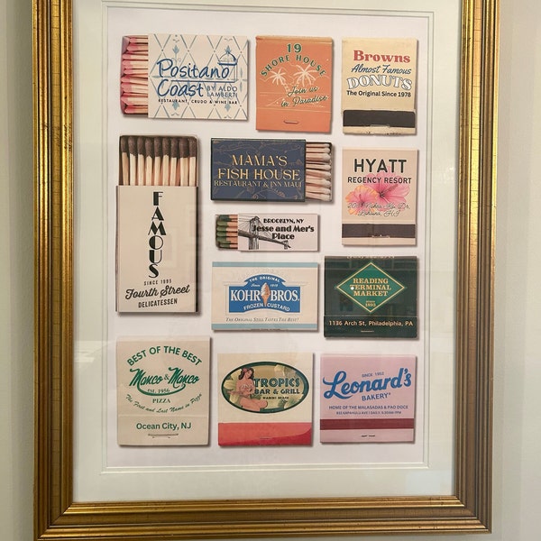 CUSTOM MATCHBOOK ART | Personalized Digital Matchbox Gift | Large ...