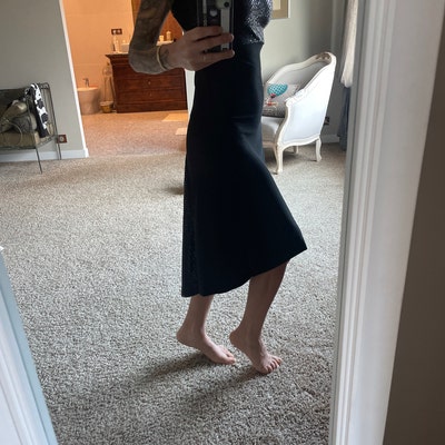 Red Dress Magenta Tango Dress Cross Back With Tail - Etsy