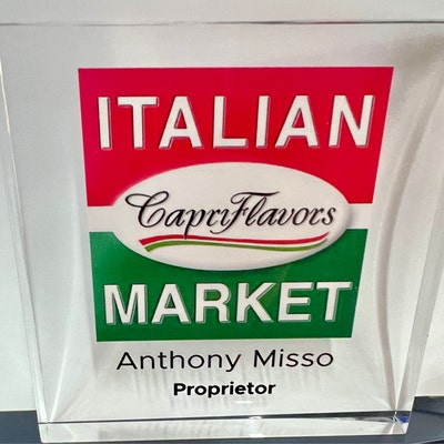 Custom Company Logo Office Desk Decor, Acrylic Business Logo Sign ...