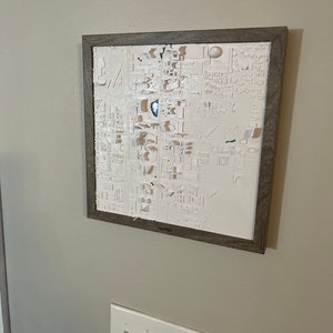 Seattle 3D City Map 3D Printed Buildings Wall Decor Seattle Washington ...