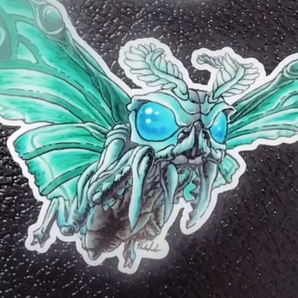 Chibi Kaiju #13- Mothra Leo (1998) Clear Sticker - Etsy
