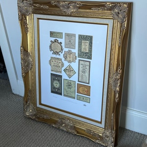 4.25 Gold Fancy Gold Ornate Picture Frame Photo Art Gallery 650G ...