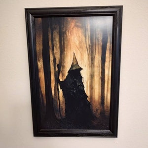 Golden Moon Raven, 6 by 9, Print, Nat Jones, Raven, Crow, Black Bird ...