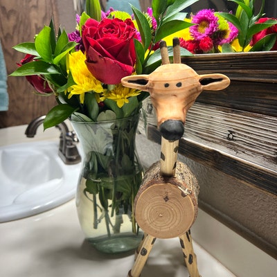 Hand-crafted Cows Decor, Rustic Farmhouse Cow Decor Set, Primitive ...