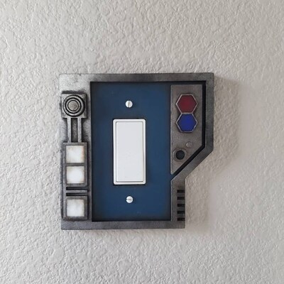 Star Wars Inspired Outlet/switch Plates: Lasercut Single Gang - Etsy