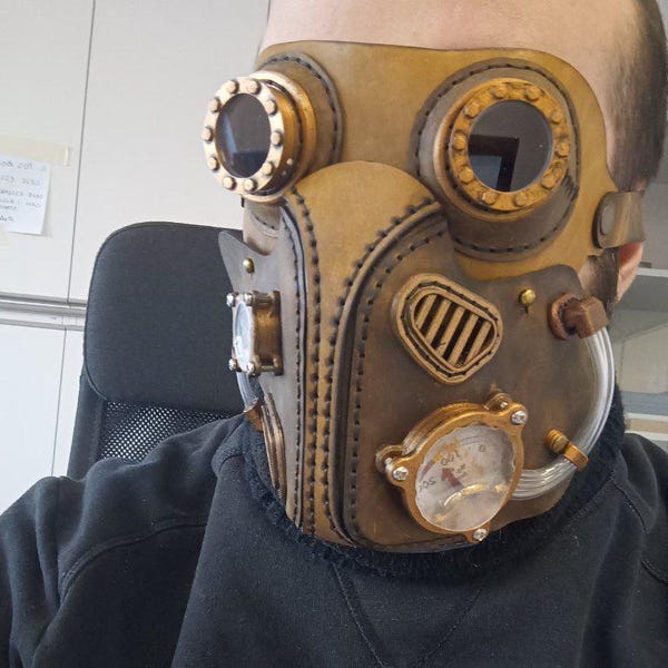 Leather Steampunk Goggles "watchmaker" - Etsy