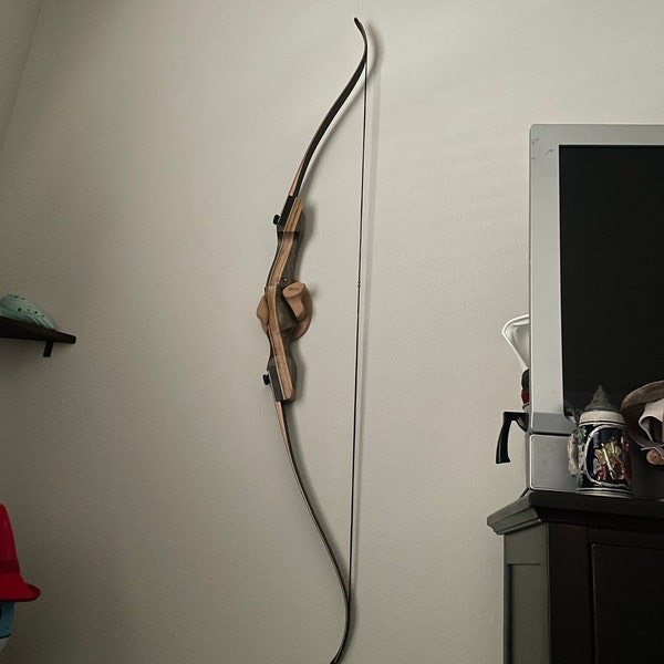 Custom Wall Mount for Recurve Archery Bow and Riser | 3D Printed. - Etsy