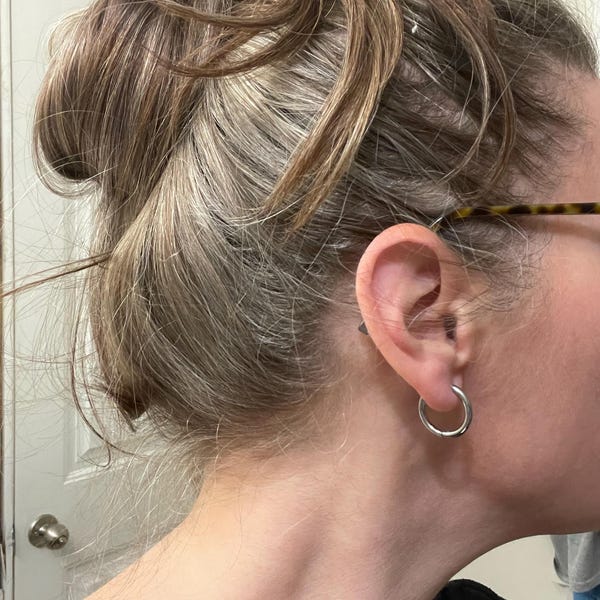 Titanium Leaf Ear Cuffs Nature Jewelry Cuff Earrings for Her Women Ear ...