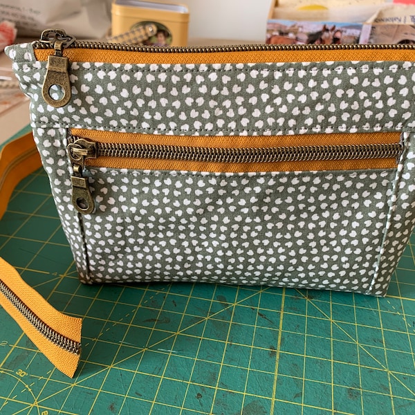 Purse Organizer, PDF Sewing Pattern, Instant Download, Zipper Pouch ...