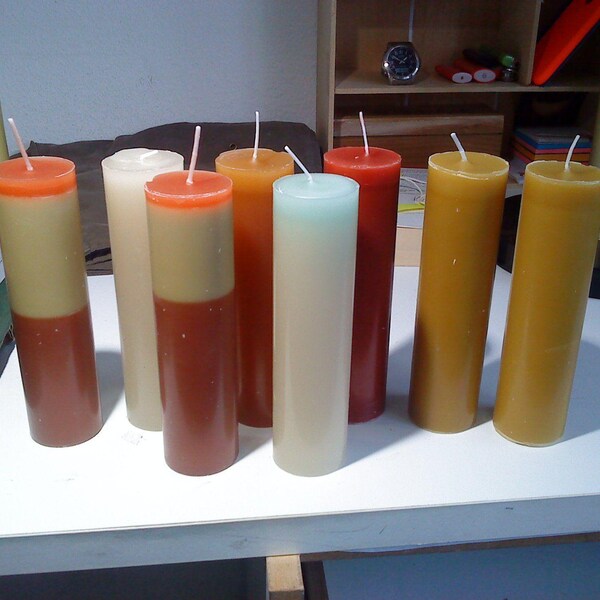 Create Beautiful Pillar Candles With Our Tin Candle Mold 1.2x7.8 ...