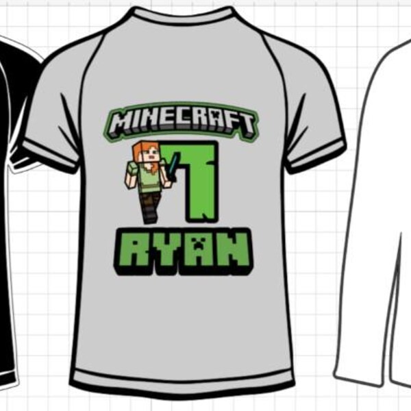 Minecraft Digital Paper Minecraft Seamless Bundle Gaming Clipart ...