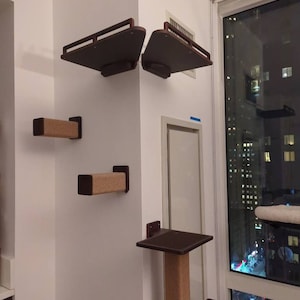 Cat Bed and Steps, Cat Shelves for Wall, Сat Platform, Cat Wall Shelf ...