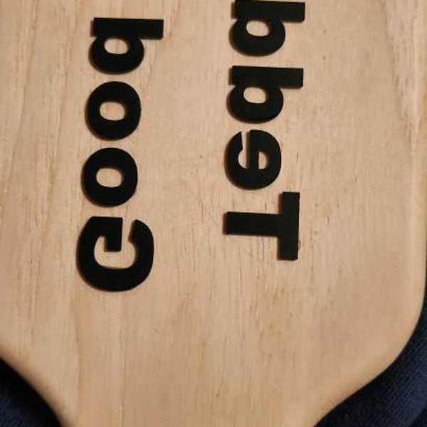 Raised Letters Personalized Spanking Paddle and Laser Engraved 12"-18 ...