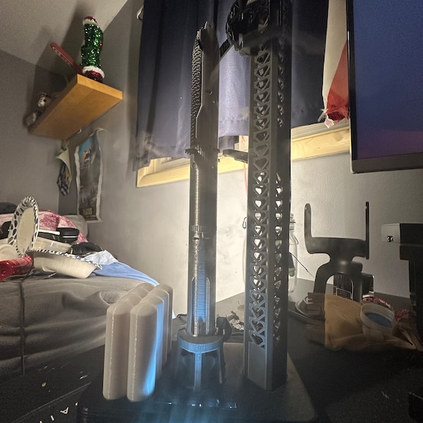 3D Printed Venting Starship Rocket - A Desktop Model of Spacex's ...