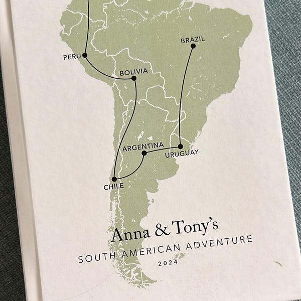 Custom Map Alaska Cruise Travel Journal Personalised A5 Notebook Bucket ...