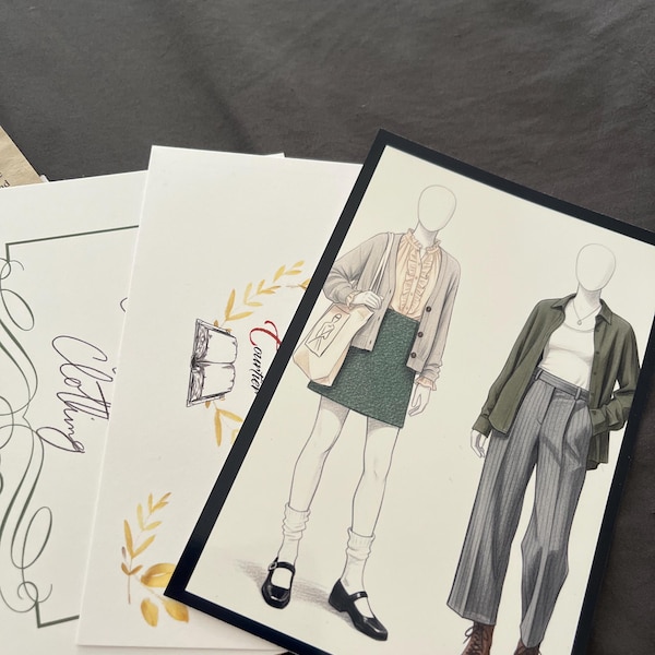 The Botany Scholar Curated Clothing Collection // Green Academia Thrift ...