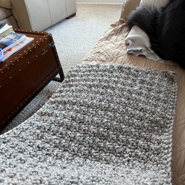 How to Make Loop Yarn Blanket, Rainbow Blanket Loop Yarn Tutorial, No ...