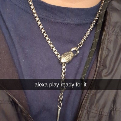 Chunky Chain Goth Layered Necklace Set Handmade, Waterproof, Steel Alt ...