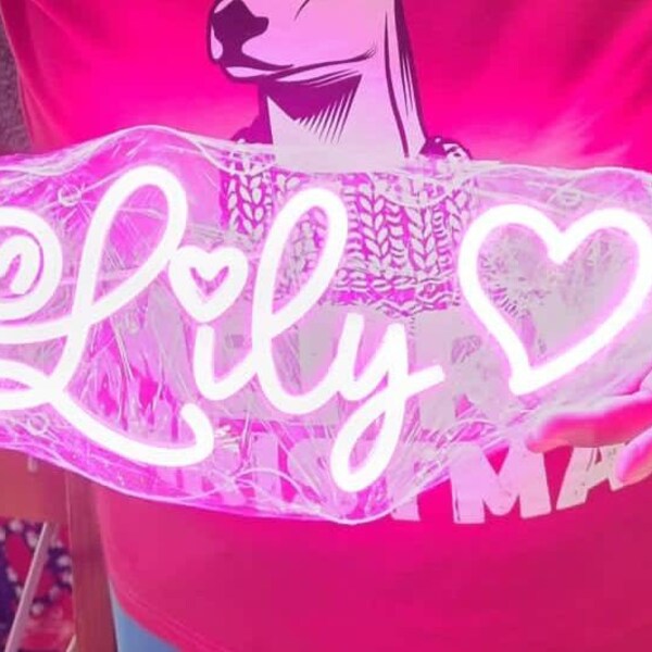 Custom Neon Sign Name for Kids Bedroom Neon Sign Led Light Neon Sign ...