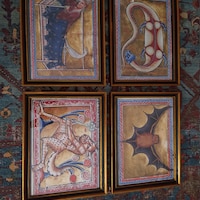 Aberdeen Bestiary: Bat. 12th Century Illuminated Medieval Manuscript ...