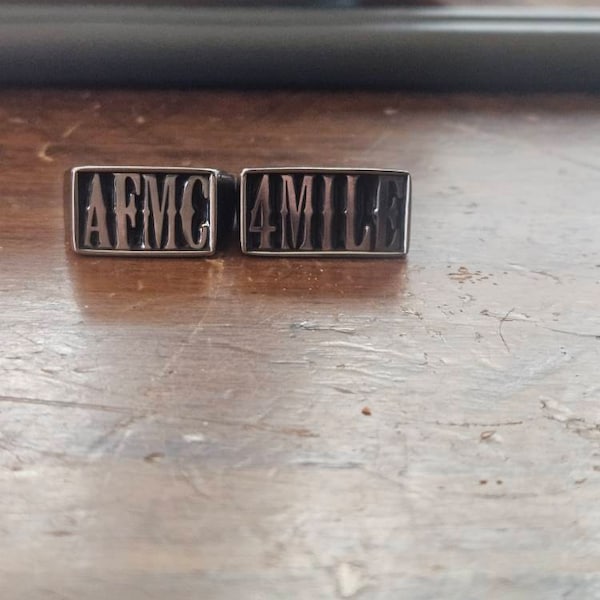 Customized 5 Letters Monogram Ring Name Ring Personalized Initials Gift ...