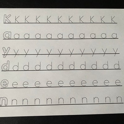 School Days Tracing Font Teacher Font, Student Fonts,handwriting Fonts ...