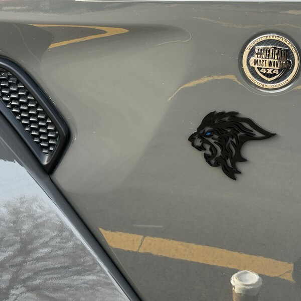 Angry Goat Car Emblem Badge Custom Red Black New - Etsy