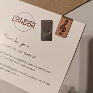 Musical Bookmarks Music Note Bookmarks Great Gift Treble Clef Bass Clef ...