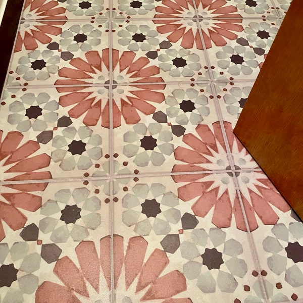 Ivora Peel & Stick Floor Tile Sticker I Removable Anti-slip Vinyl ...