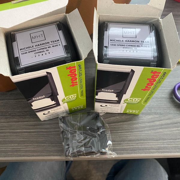 Multicolor Stamp, Custom Stamp With 2 or 3 Ink Color, Personalized ...