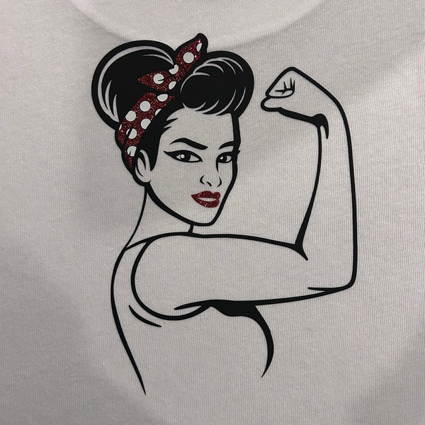 Girl Power SVG, Rosie the Riveter SVG, Strong Woman SVG, Women ...