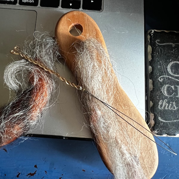 Tool-handled Diz With Threader for Creating Roving for Spinning ...