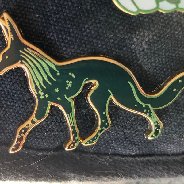 Anubis Pin - Egyptian Mythology - Hard Enamel - Black and Gold Lapel ...