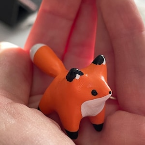 Made to Order Standing Fox Totem, Red Fox Figure, Arctic Fox Figure ...