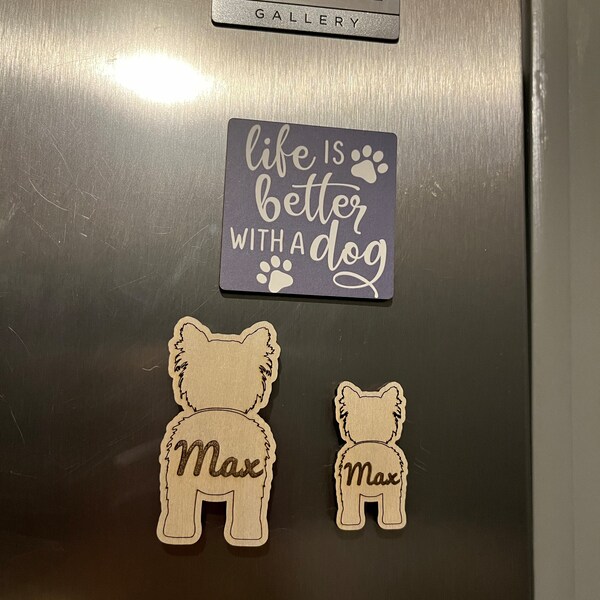 2 Layered Dog Magnet 3.5" Tall Perfect Gift for Friends and Family ...