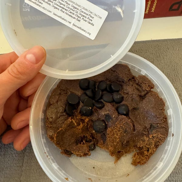 AIP Paleo Cookie Dough, Edible, Tiger Nut, Carob Chip, Gluten Free ...