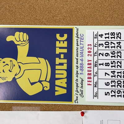 Un-official Handmade Fallout 12 Month Calendar for 2024 - Etsy