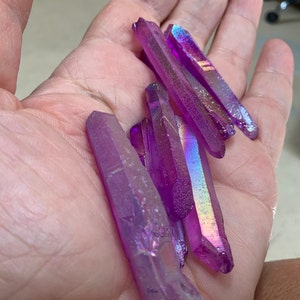 Yellow&green Quartz Points Gradient Quartz Crystal Point Beads | Etsy