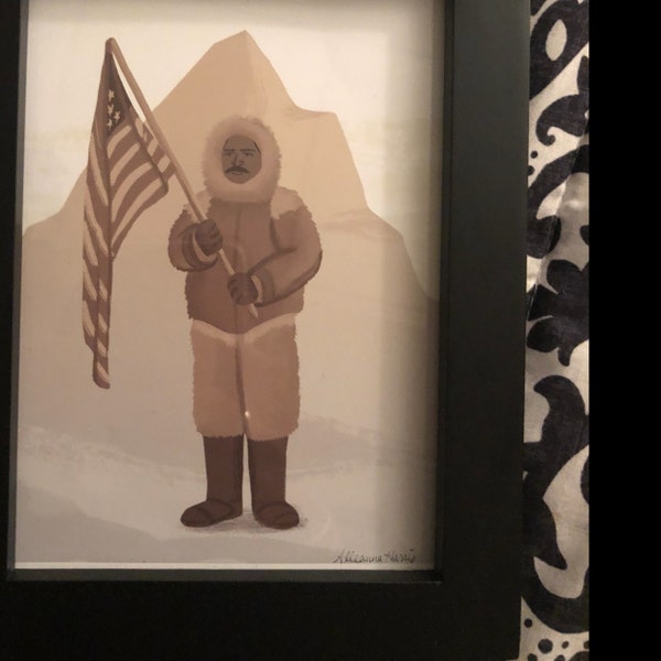 Matthew Henson Illustration / Black History Art Print - Etsy