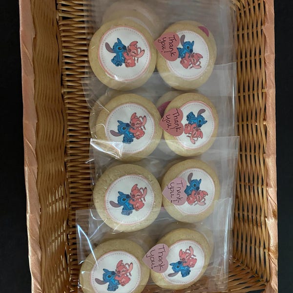 Pink Stitch Lilo&stitch Edible Sugar Sheet for Cupcakes, Cookies, Oreos ...