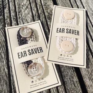 PRINTABLE Earsaver Display Cards Downloadable PDF. DIY Backing Card ...