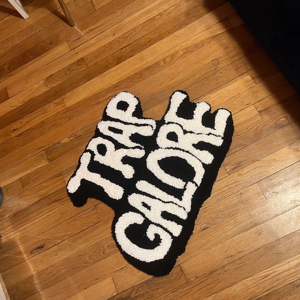 Custom Sign Name Tufted Rug, Custom Beauty Salon Logo, Aesthetic Home ...