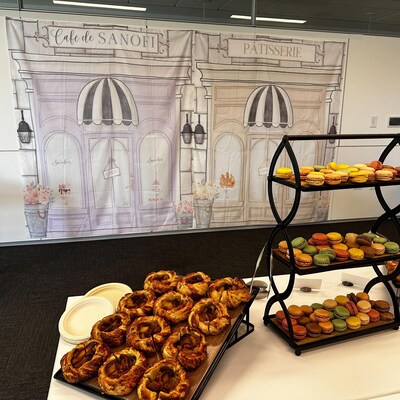 Custom Café Party Banner, Paris French Patisserie Storefront Bakery ...