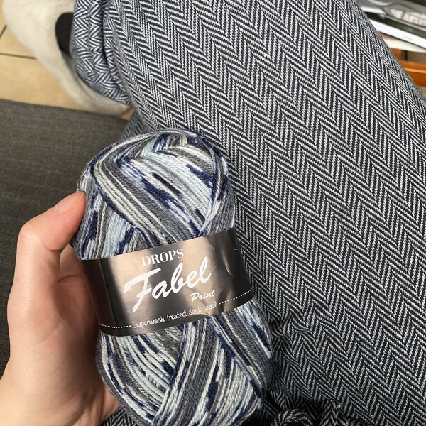 Drops Fabel 4 Ply 50g Knitting Crochet Yarn 75% Wool - Etsy UK